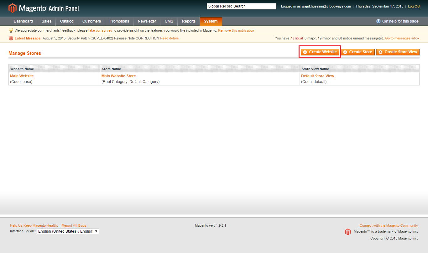 How to Setup and Configure Multiple Stores in Magento