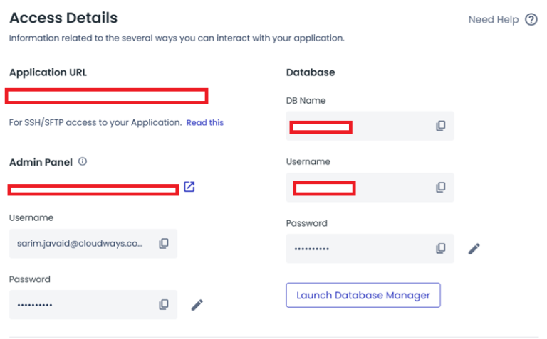 Access Details tab | The Official Cloudways Blog