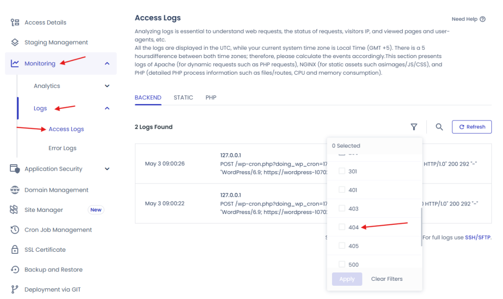 Access logs | The Official Cloudways Blog