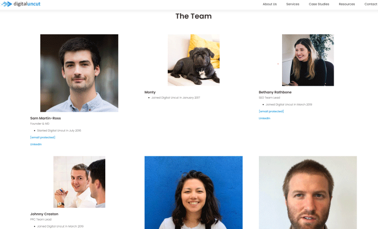 15 Creative Meet the Team Pages You Need to Check Out