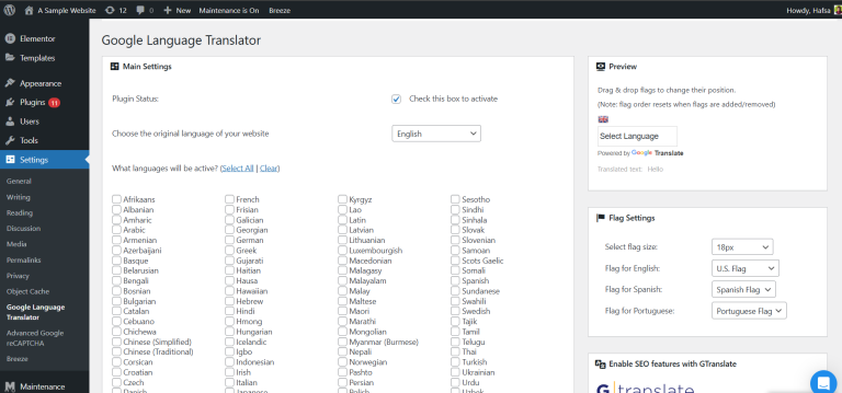 How to Add Google Translate to WordPress in 5 Minutes