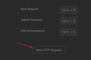 New HTTP Request.