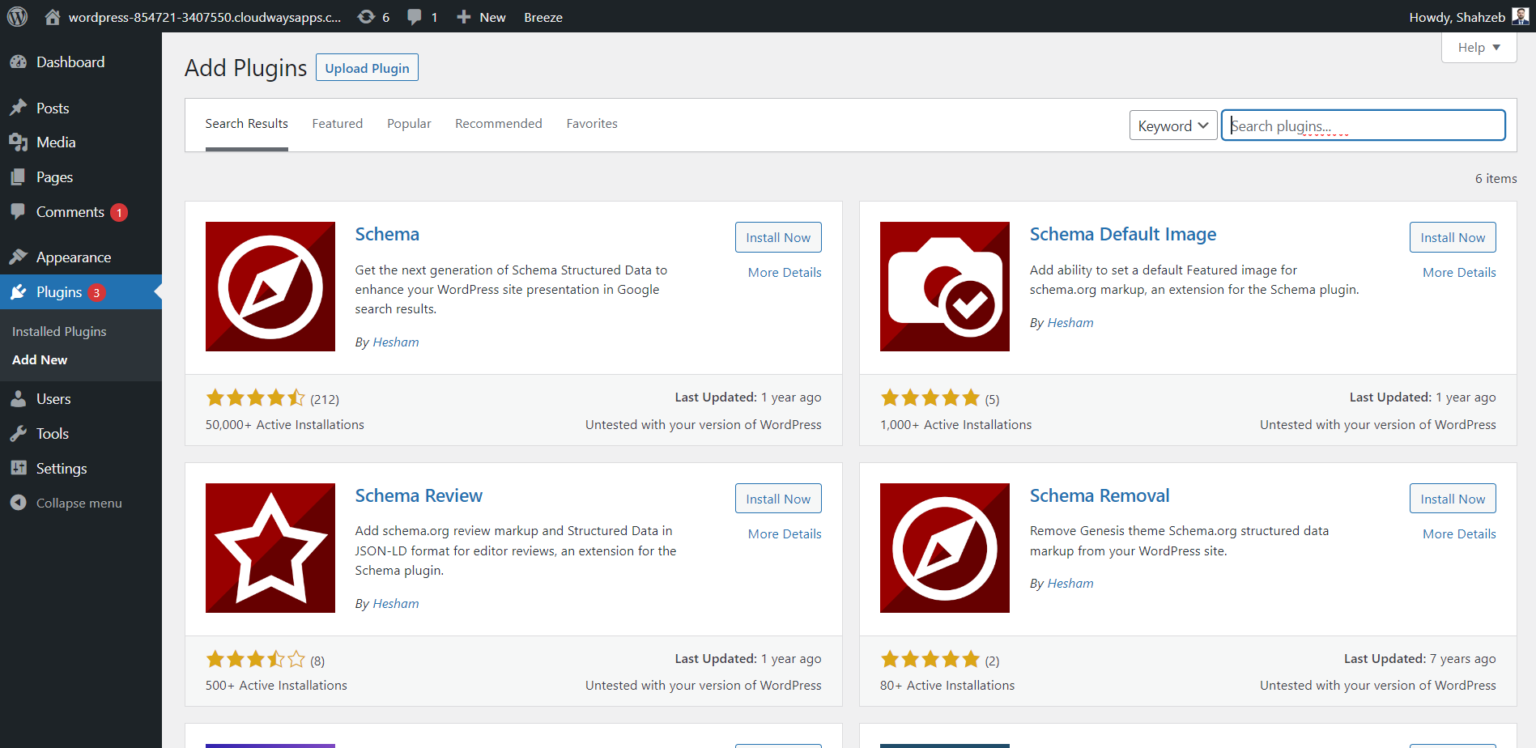 Search Schema in plugins | The Official Cloudways Blog