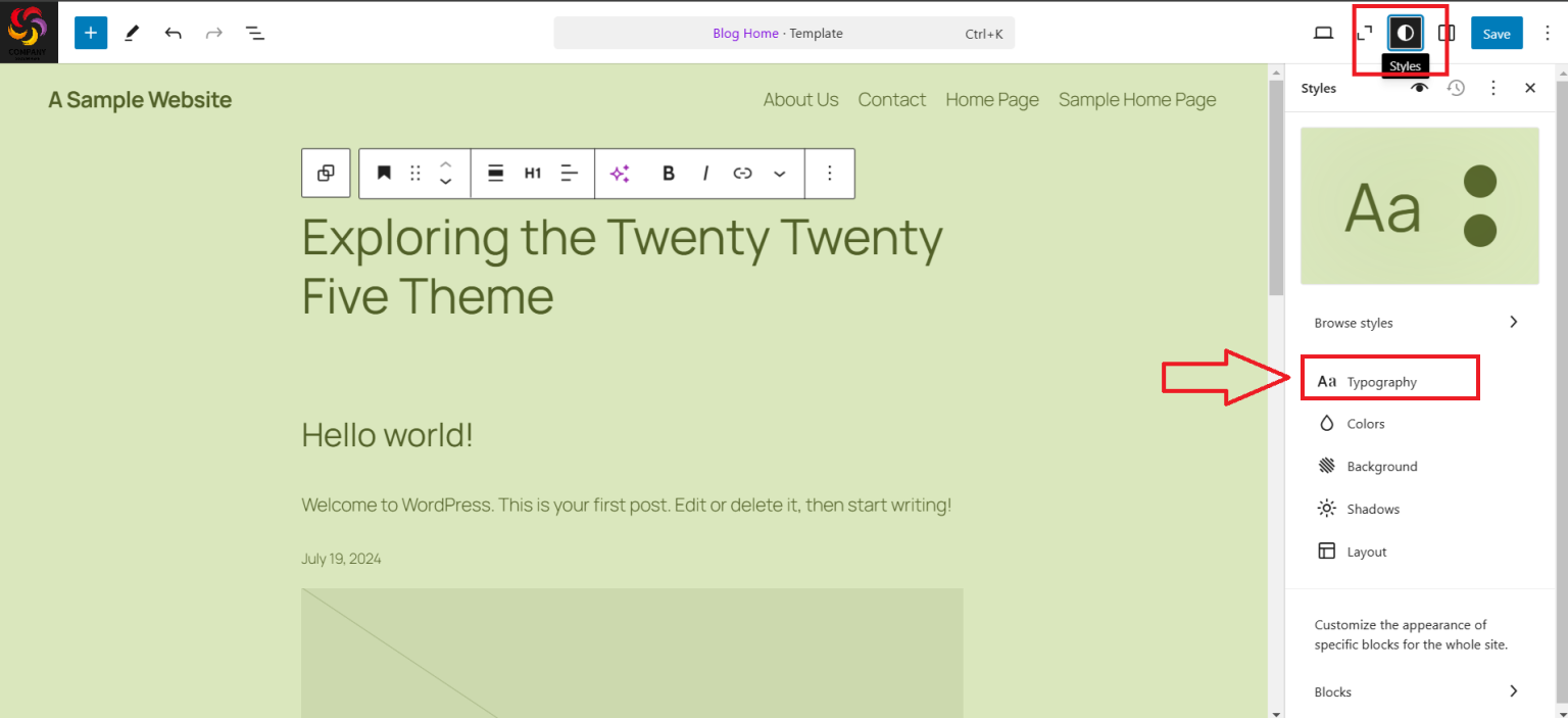 WordPress Twenty Twenty-Five Theme: Patterns, Styles, & Templates