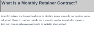 7 Tips to Follow When Creating Monthly Retainer Contracts