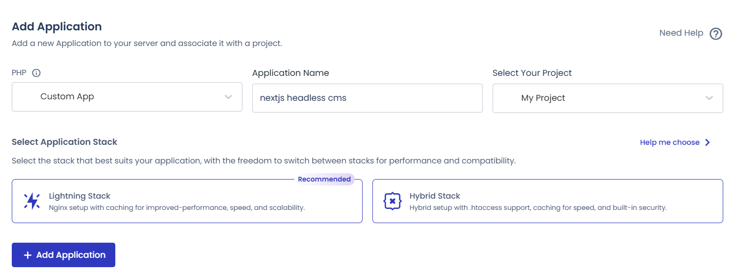 cloudways add application screen | The Official Cloudways Blog