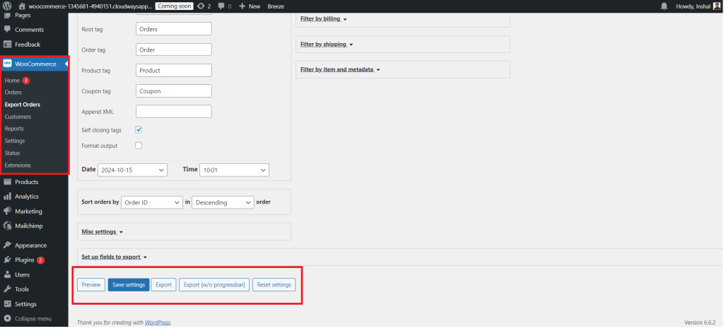 How to Export WooCommerce Orders in CSV or XML Format