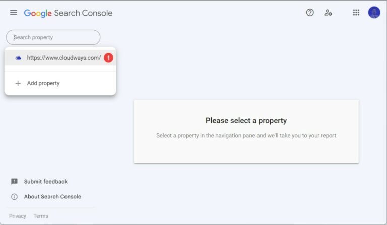 gsc search property | The Official Cloudways Blog