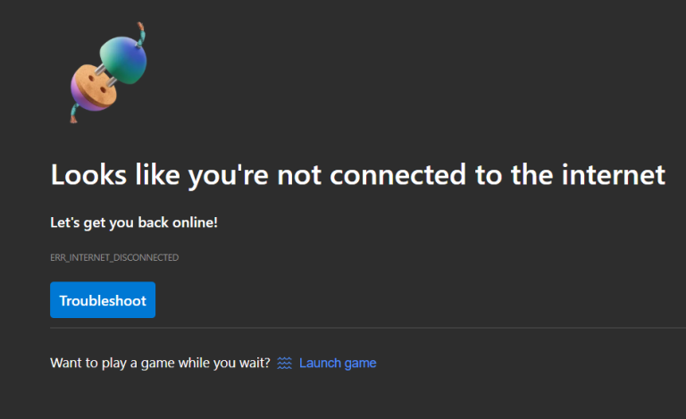 How To Fix the ERR_INTERNET_DISCONNECTED Error