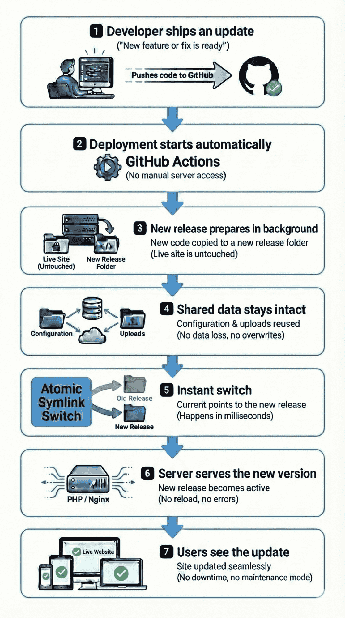 Implementing Zero Downtime Deployments on Cloudways