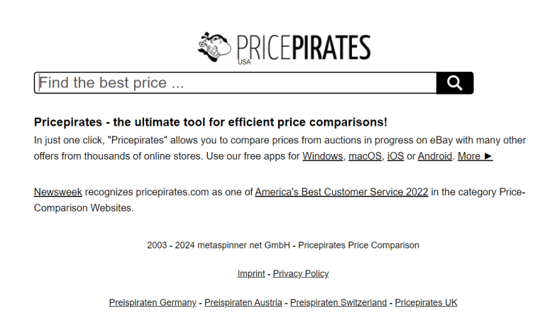 Los 25 mejores sitios web de comparación de precios para comprar en ...