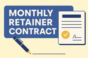 7 Tips to Follow When Creating Monthly Retainer Contracts