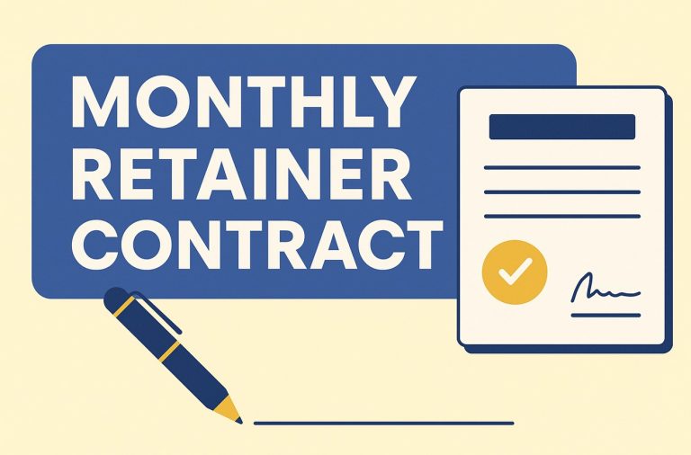 7 Tips to Follow When Creating Monthly Retainer Contracts
